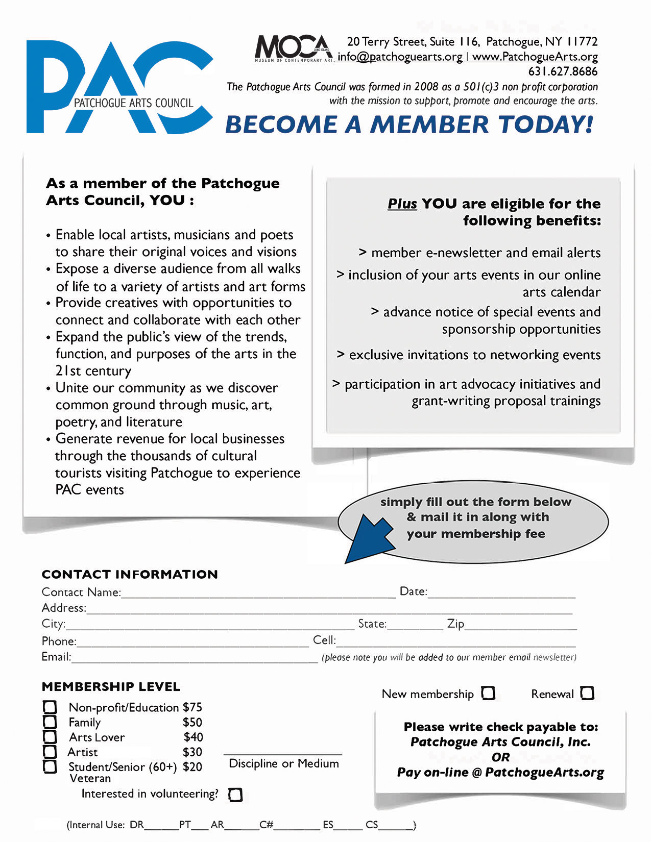 Support – Become a Member Today!